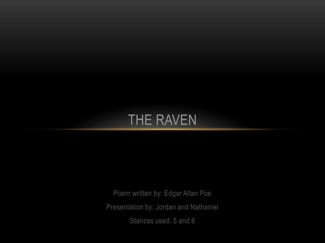 The raven | PPTX