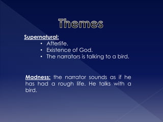 The raven analysis | PPTX