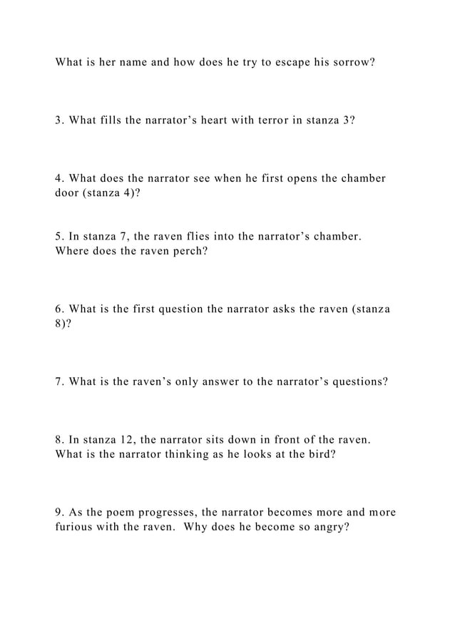 The Raven by Edgar Allen PoeDirection Read and annotate The R.docx