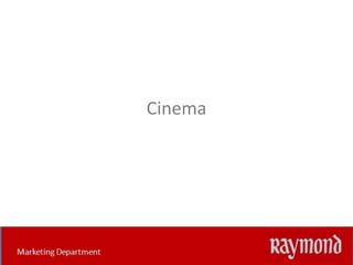 The Raymond Shop- Celebrate Everyday campaign | PPTX