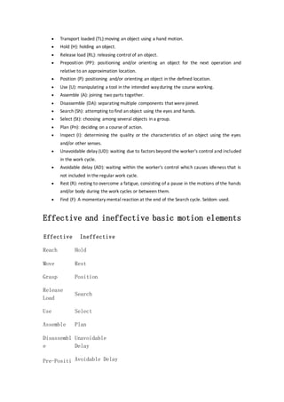 Therbligs details | DOCX