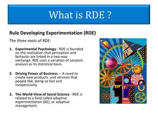 The rde methodology | PPSX