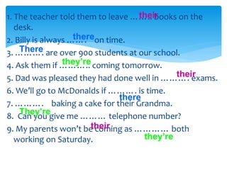 Grammar to learn..there-their-theyre.ppt