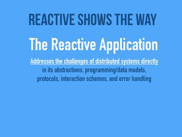 The Reactive Principles: Design Principles For Cloud Native ...