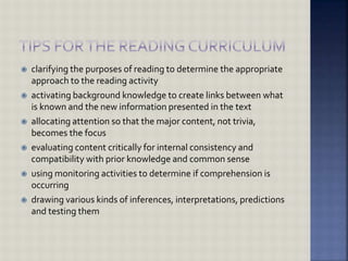 The Reading and Literature Teacher: Roles of the Teacher | PPTX