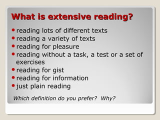 The reading habit | PPT