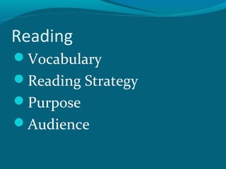 The reading process | PPT