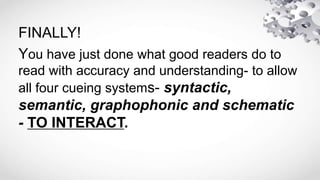 The reading process | PPTX