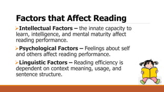 The Reading Process | PPTX
