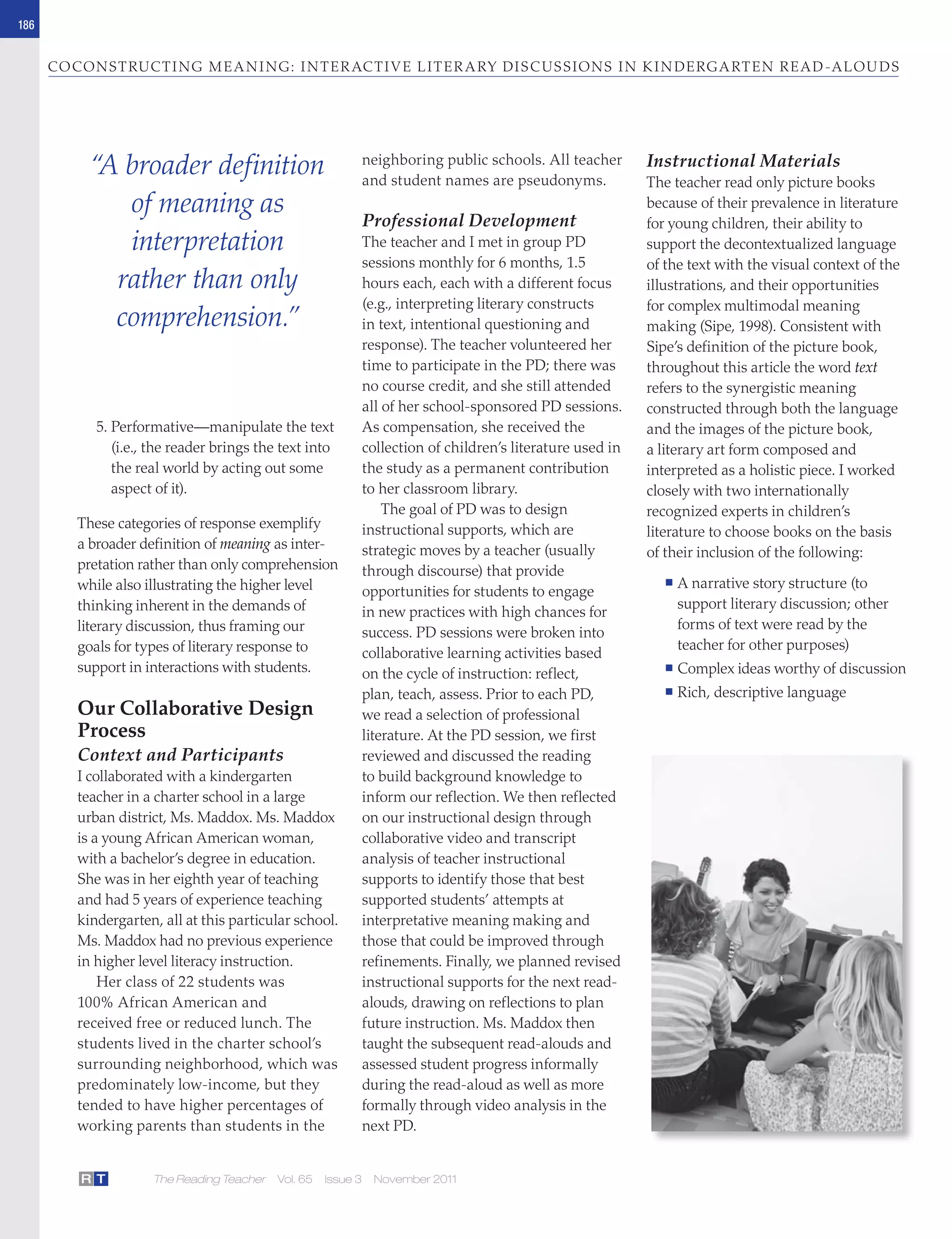 The reading teacher volume 65 issue 3 2011 | PDF