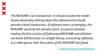 The README | PDF