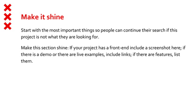 The README | PPT