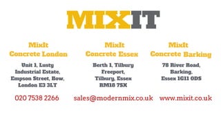 The Ready Mix Concrete Production Process | PDF