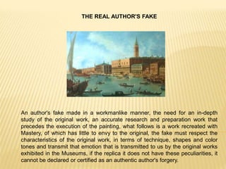 THE REAL AUTHOR'S FAKE.ppt