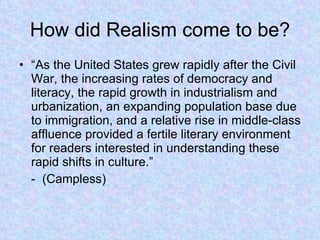 The Realistic Period | PPT