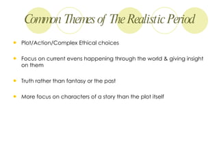 The realistic period | PPT