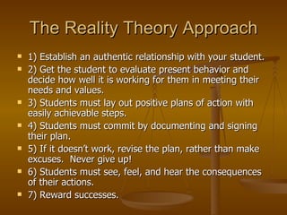 The reality theory approach | PPT