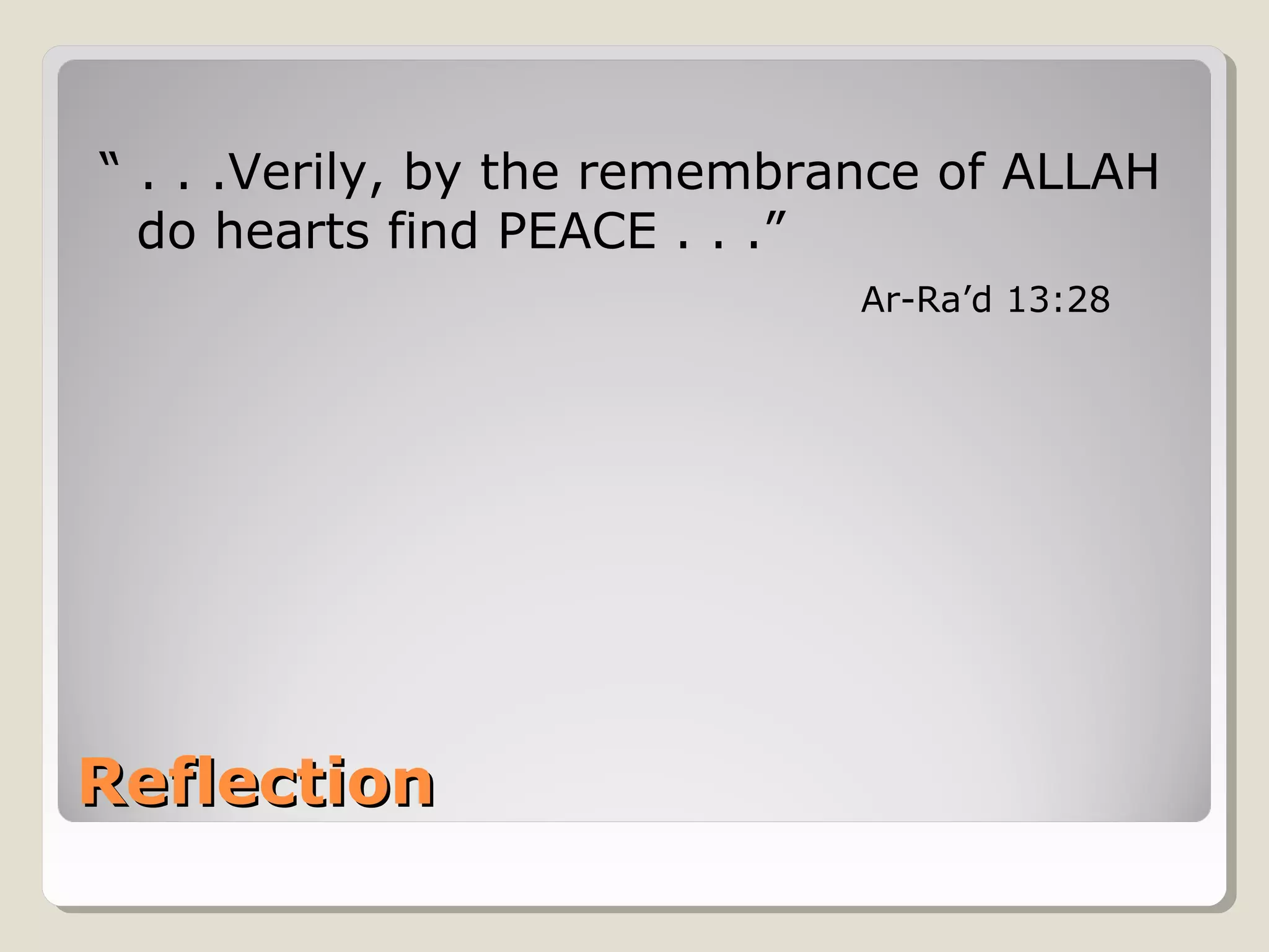 The Real Meaning of Peace | PPT