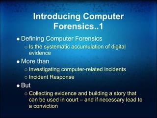 The Realm Of Digital Forensics | PPT