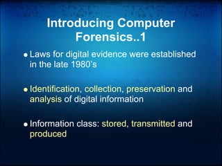 The Realm Of Digital Forensics | PPT