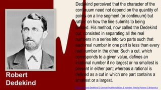 The Real Numbers power point presentations | PPTX