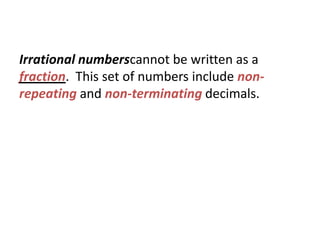 The real number system | PPT