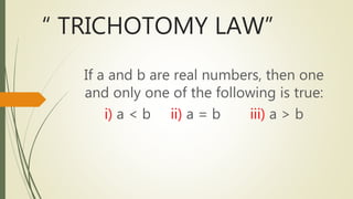 The real number system | PPTX
