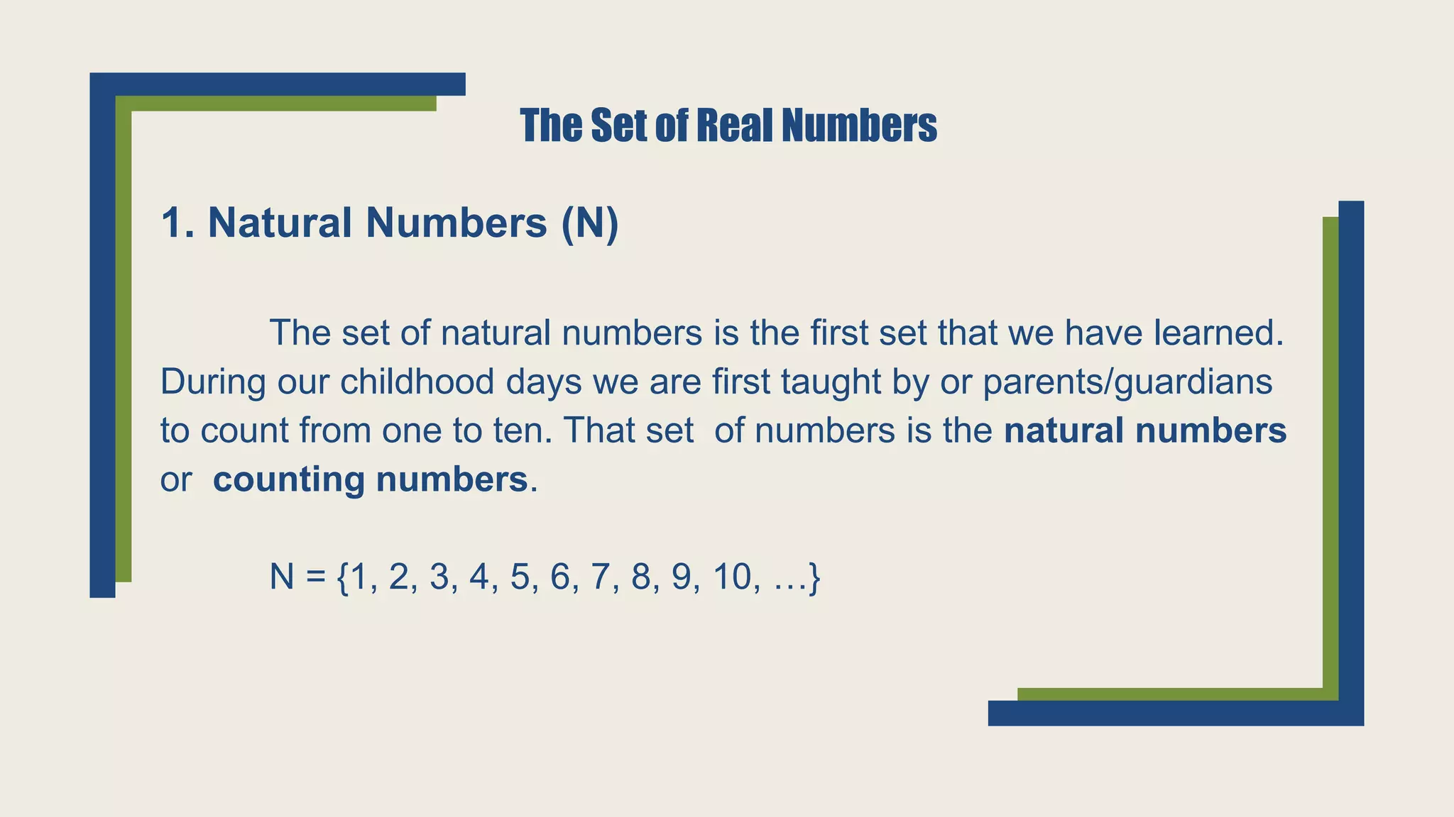 The real number system | PPT