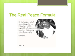 The real peace formula | PPTX