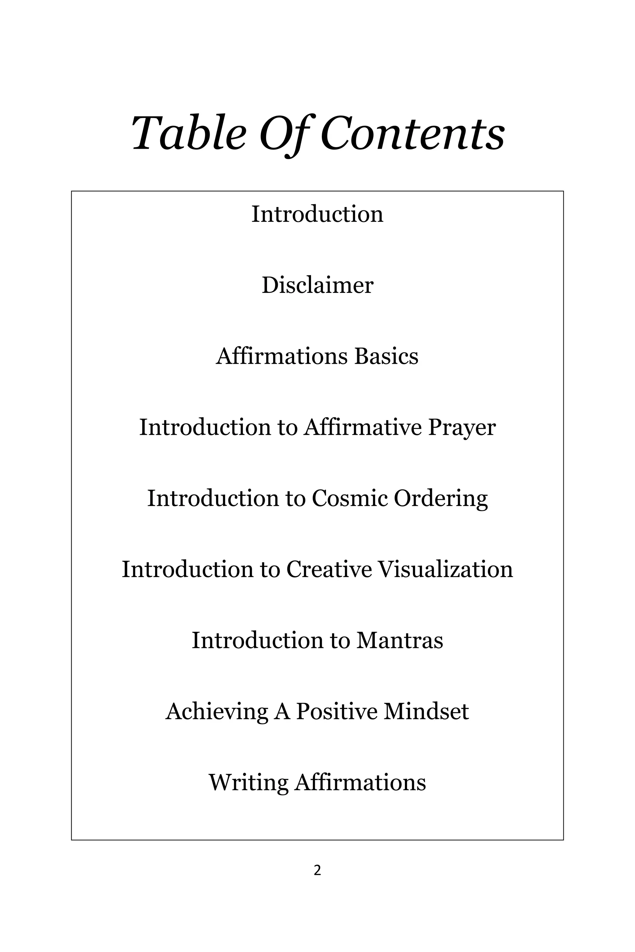 The real power of affirmations | PDF