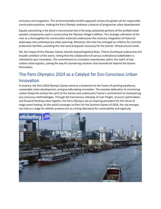 The Real Splash at Next Year's Olympic Paris 2024.pdf | Summer Olympic ...