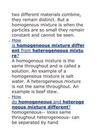 There are different ways in order for us to separate mixtures | PDF