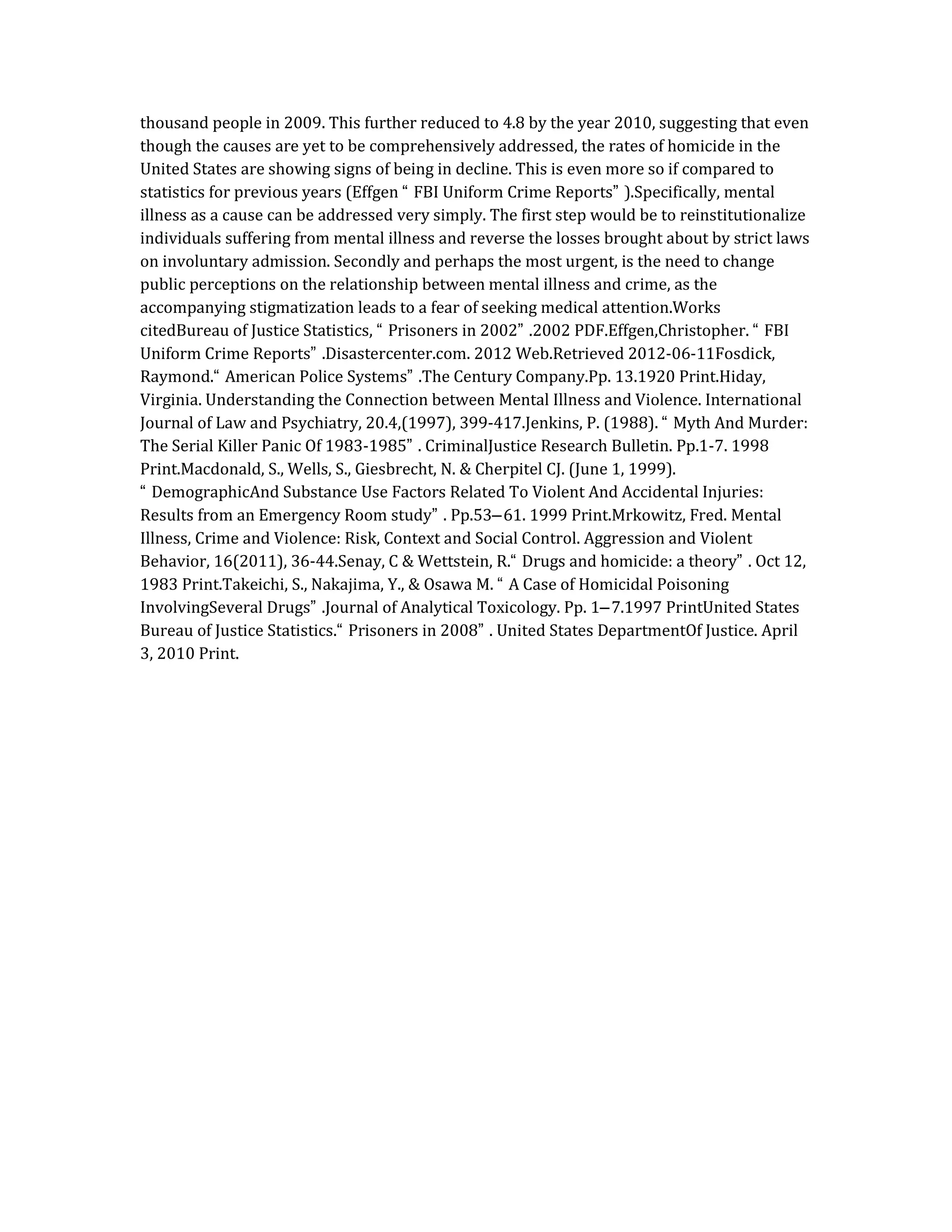 The reasons for homicide rate.docx