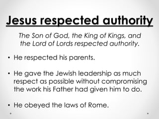 The reason we respect authority | PPTX