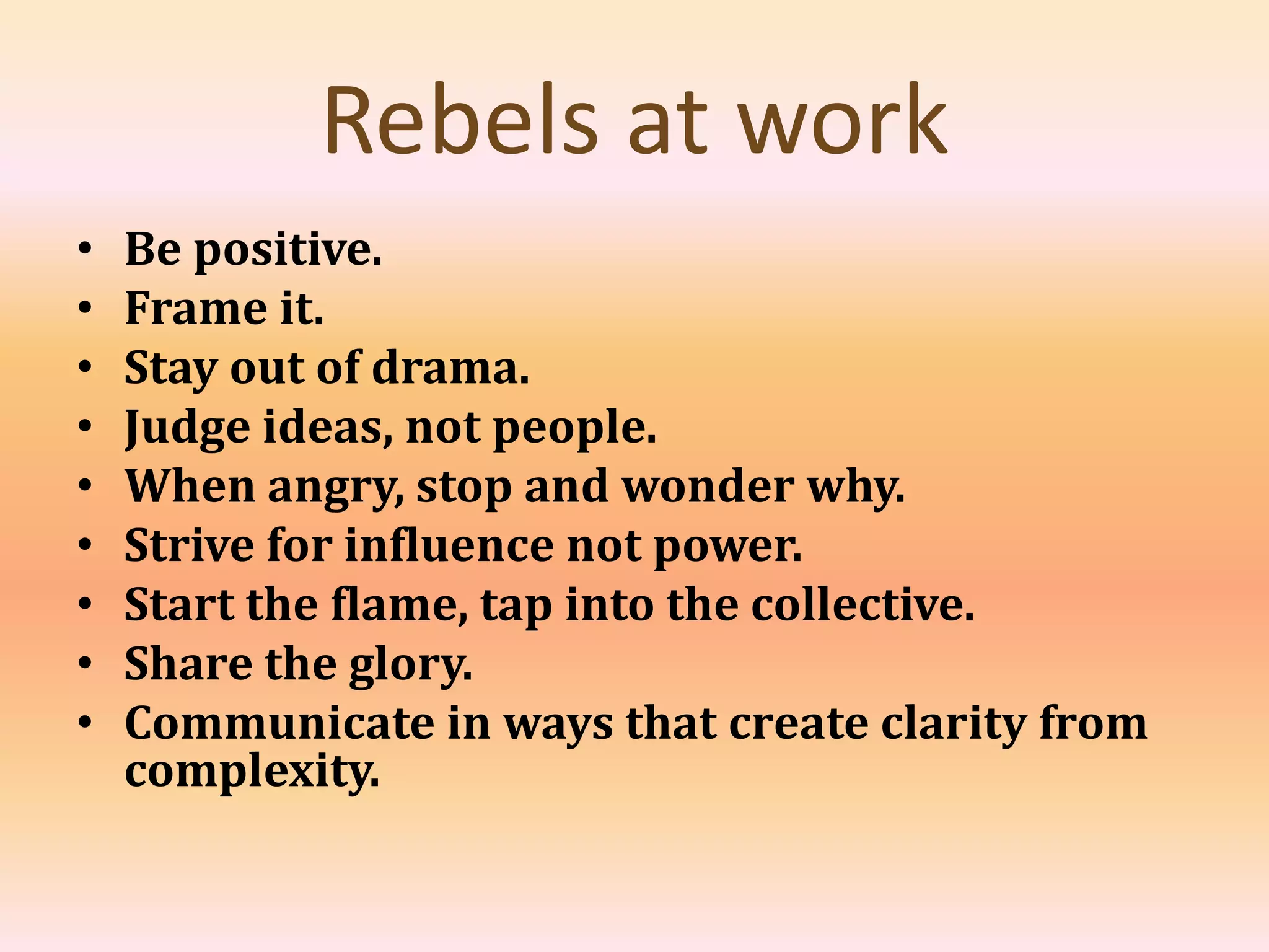 The Rebel | PPTX