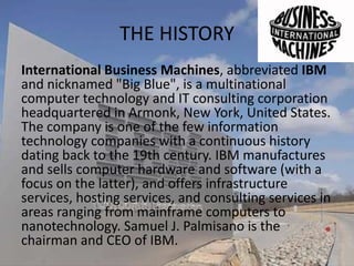 The rebirth of ibm | PPTX