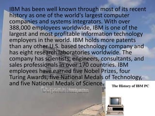 The rebirth of ibm | PPTX