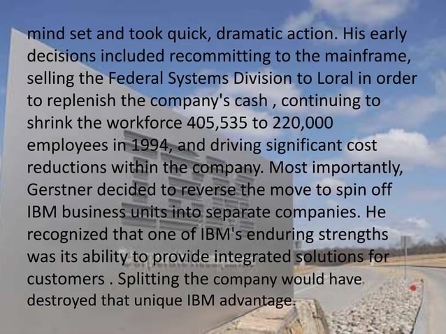 The rebirth of ibm | PPT