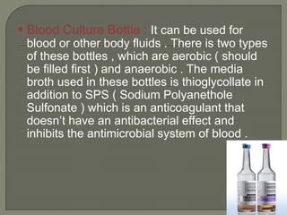 The reception in medical labs and blood draw | PPTX