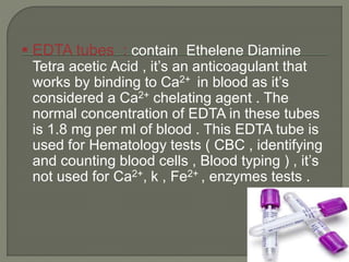 The reception in medical labs and blood draw | PPTX