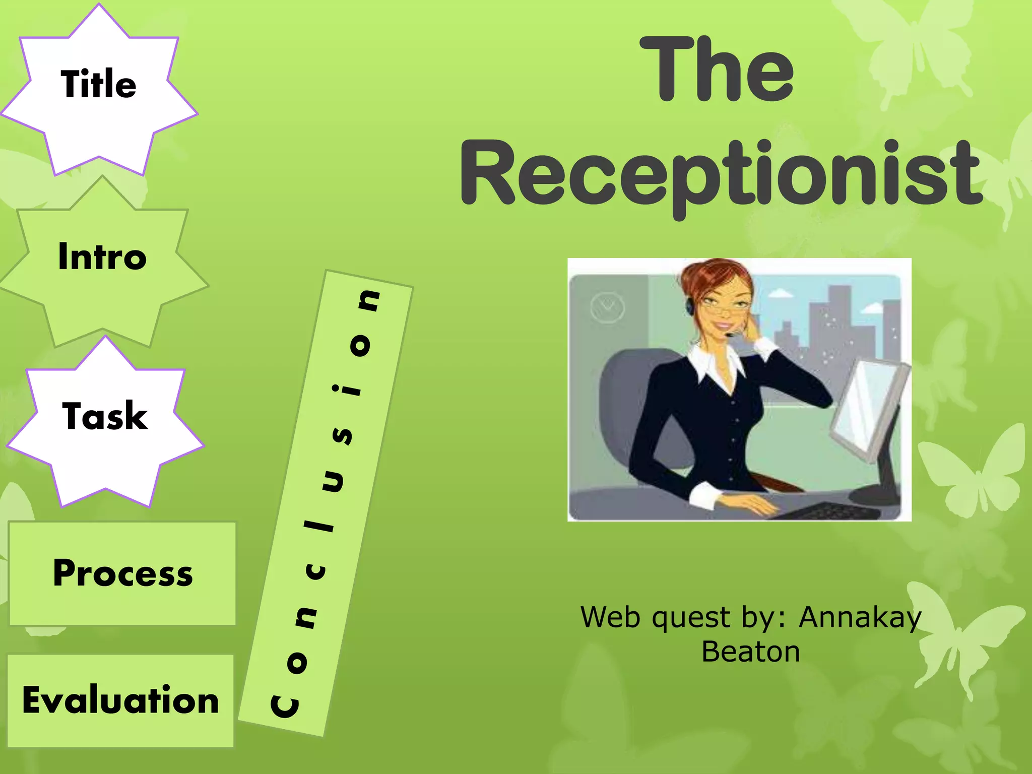 Duties and Responsibilities of a Receptionist | PPTX