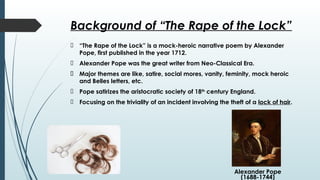 The reception of ‘The Rape of the lock'.pptx
