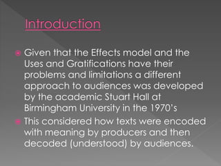 The reception theory | PPT