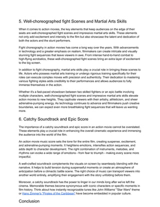 The Recipe for the Perfect Action Movie! | PDF