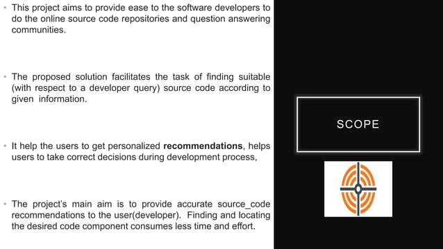 The Recommendations System For Source Code Components Retrieval Ppt
