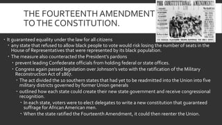 The reconstruction era ch 12-1.pptx power point presentation | PPT