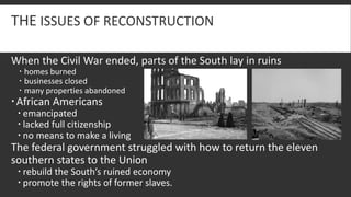 The reconstruction era ch 12-1.pptx power point presentation | PPT