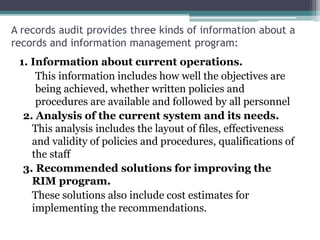 The records and information management program | PPTX