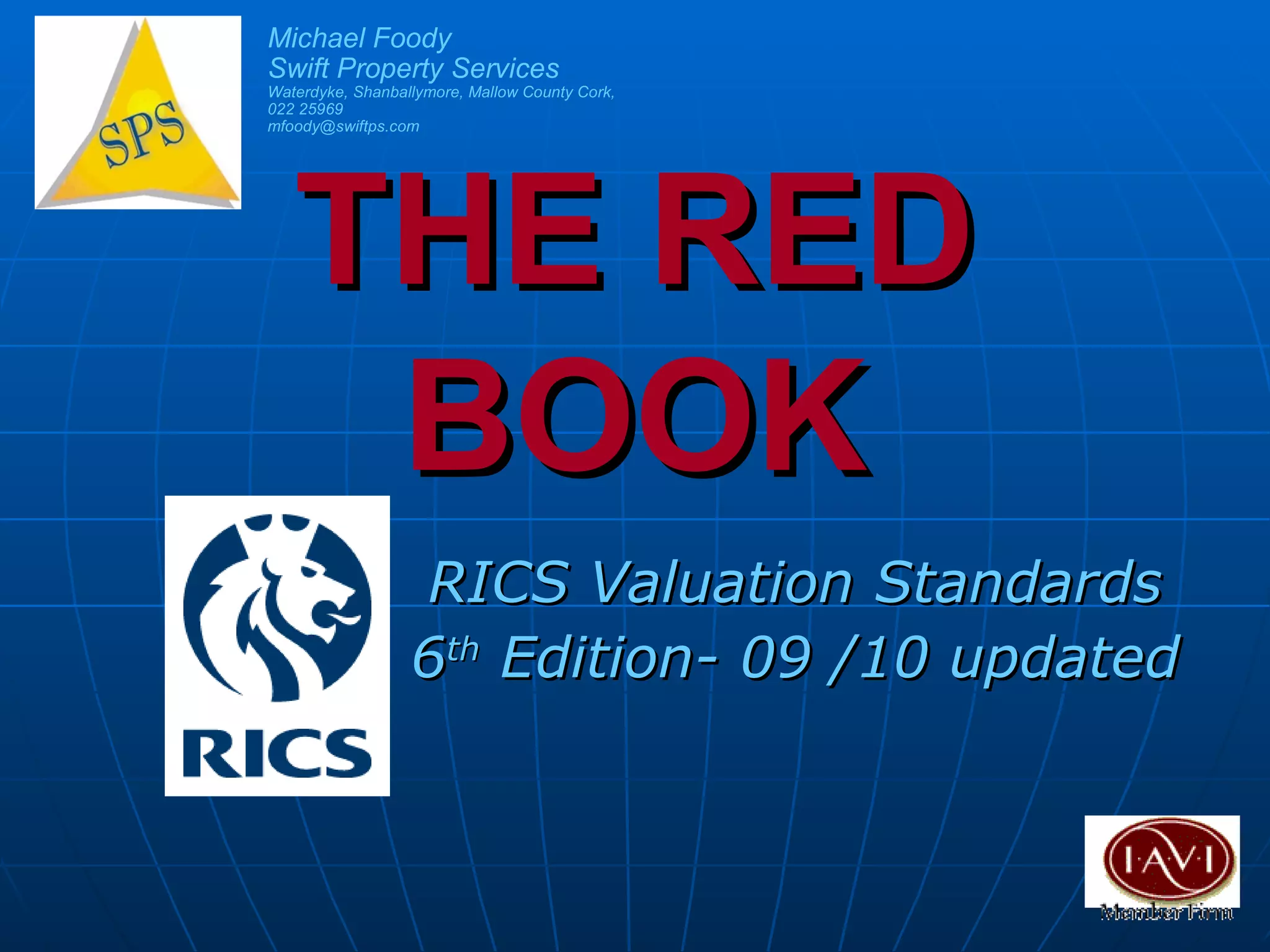 The Red Book Presentation 16 Jan2010 | PPT