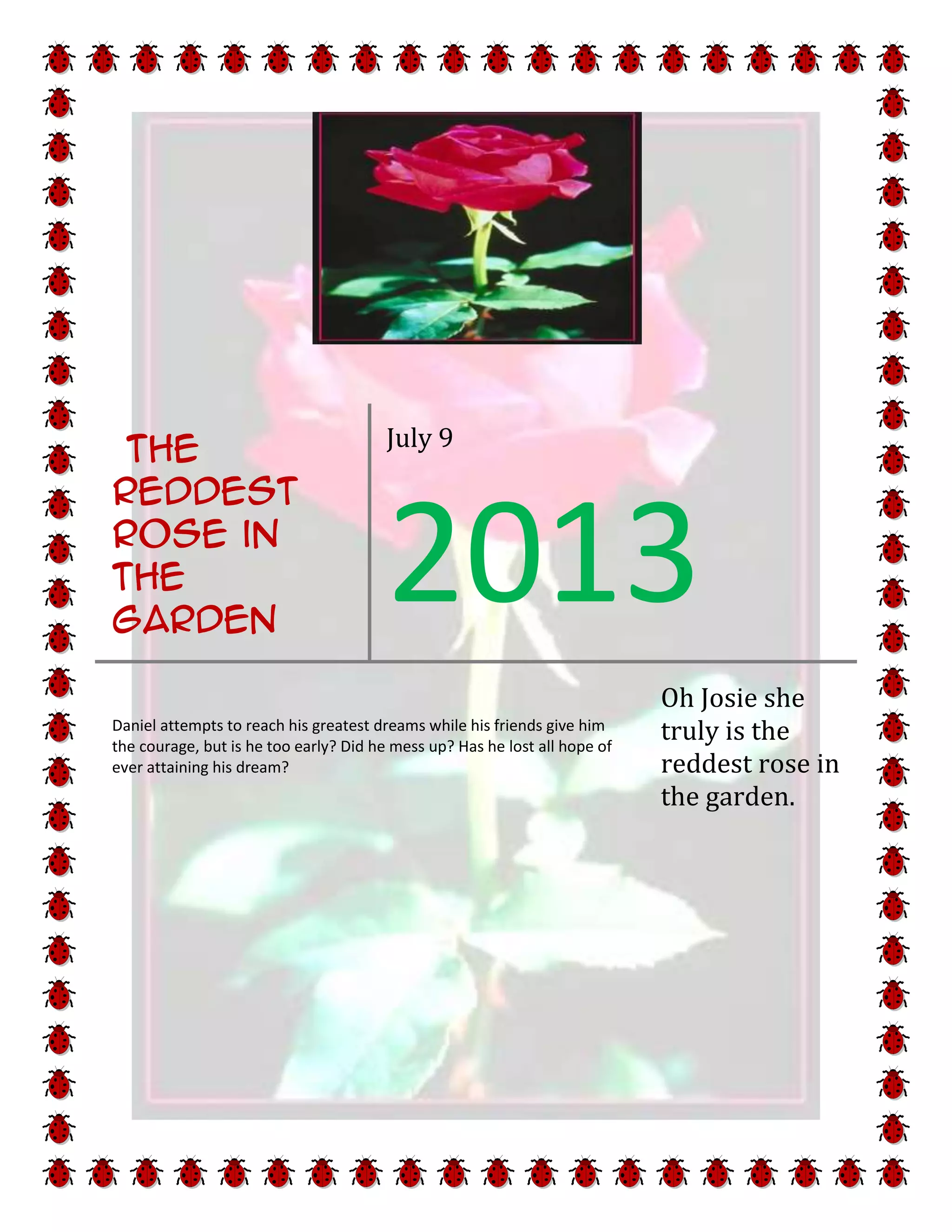 The reddest rose in the garden | DOCX